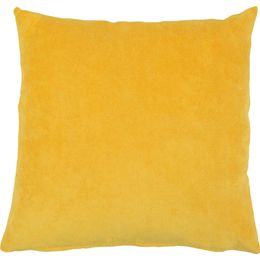 G&ouml;zze Kissenh&uuml;llen G&Ouml;ZZE "Muri", gelb, B:40cm L:40cm, Polyester, Obermaterial: 100% Polyester, Kissenbez&uuml;ge, in vielen Unifarben