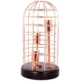 Kayoom Tischleuchte "Tischlampe Kepler 510", rosa (kupfer), 3, Ø 21cm H: 40cm, 1 Stk., Leuchten, modern