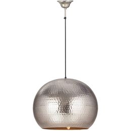 Kayoom Pendelleuchte "Factory", grau (nickelfarben), 1, Ø 47cm H: 35cm, 1 Stk., Leuchten, Hängeleuchte, Hängelampe