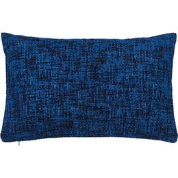 Kissenbezug done. "Twist", blau (dunkelblau), B:40cm H:1cm L:60cm, Polyester, Polyester, Kissenbezüge, Geflochtene Optik