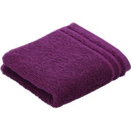Gästehandtücher Vossen "Calypso Feeling", lila, B:30cm L:50cm, Walkfrottier, Obermaterial: 100% Baumwolle, Handtücher, im Set, VEGAN