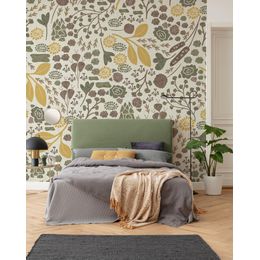 Fototapete Komar "Komar Vlies Fototapete - Wild Fields - Größe 250 x 250 cm", lila (modern), L:2,5m, Vlies, Tapeten
