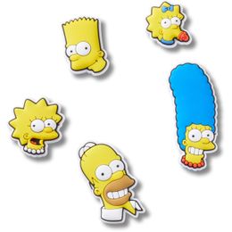 Schuhanstecker Crocs "Jibbitz™ The Simpsons", Kinder, gelb (gelb, blau), PVC, Schuhzubehör, Charm, Anstecker für Crocs Schuhe