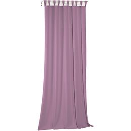 Vorhang WIRTH "Newbury", lila (flieder), B:130cm H:245cm, Baumwolle, Polyester, Gardinen, nach Maß