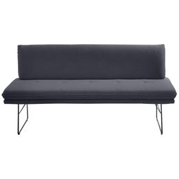 K+w Komfort & Wohnen Polsterbank K+W KOMFORT & WOHNEN, blau (marine), B:172cm H:87cm T:65cm, Sitzbänke, Spitzkissenoptik, Sitzsteppung, hoher Sitzkomfort, in 2 Größen wählbar