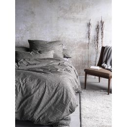 Bettwäsche Irisette "Mink 8872", grau, B/L: 155cm x 200cm, 1 Stk., 1 Stk., Biber, B/L: 80cm x 80cm, 2 Stk., Biber, Obermaterial: 100% Baumwolle, Bettwäsche, einzigartige kuschelig weiche Winterbettwäsche