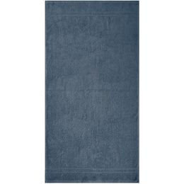 Badetücher Dyckhoff "Kristall", grau (steingrau), B:70cm L:140cm, Frottier, Obermaterial: 100% Baumwolle, Handtücher, mit Bordüren