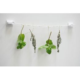 Seilspanngarnitur Gardinia "Klebe-Seilspannvitrage", wei&szlig;, H:150cm L:150cm, Kunststoff, Gardinenbefestigungen, Alternative zu Vitrage- oder Caf&eacute;hausstangen