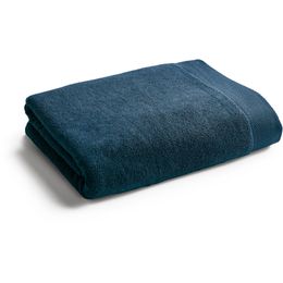 Duschtücher Christy "LUXE", blau (navy), B:76cm L:137cm, Walkfrottier, Baumwolle, Handtücher, Luxus Duschtücher in Premium Qualität mit 730g/m², 76x137cm, 2er Set