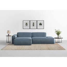 Trendmanufaktur "Braga, mit hochwertigem Kaltschaum, L-Form, in Cord erh&auml;ltlich" modernes Sofa, Couch mit hohem Sitzkomfort, 275/72/160 cm (B/H/T)