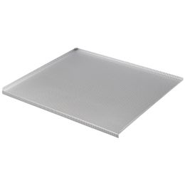 Tropfschutzblech Optifit, silber (silberfarben), B:56,6cm T:50,1cm, Aluminium, Waschtischaufs&auml;tze, f&uuml;r Sp&uuml;lenschr&auml;nke, in 3 L&auml;ngen
