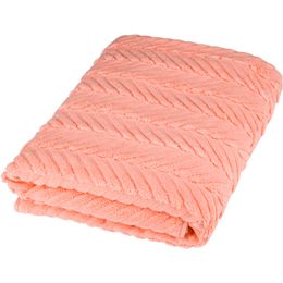 Duschtuch Ross "Sensual 9001", orange (peach pink), B:75cm, Frottier, Obermaterial: 100% Baumwolle, Handtücher, 100% Baumwolle