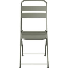 Klappstuhl Essentials "Breeze", grün, B:43 T:54, Stahl, Stühle, Bistro Klappstuhl, Metall, grün
