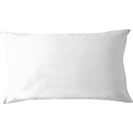 Kissenbezug Damai "Pure Uni", weiß, B:80cm L:40cm, Baumwolle, Obermaterial: 100% Baumwolle, Kissenbezüge, in großer Farbauswahl