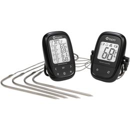 Grillthermometer Tepro, schwarz, B:6,5cm H:10cm T:2,7cm, Kunststoff, Temperaturmessger&auml;te