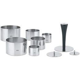 Speisering Gefu "FORMIDABLE", silber, H:5,1cm Ø:8cm, Edelstahl, Speiseringe, aus Edestahl