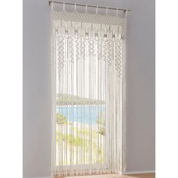 Gardine HEINE HOME, weiß (sanftes weiß), B:100cm H:225cm, Polyester, Gardinen