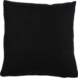 Gözze Kissenhüllen GÖZZE "Dallas", schwarz, B:50cm L:50cm, Polyester, Obermaterial: 100% Polyester, Kissenbezüge, in vielen Farben