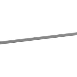 Kleiderstange Wiemann, silber (silberfarben), B:72,3cm H:3cm T:2cm, Holzwerkstoff, Kleiderstangen