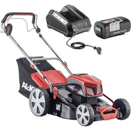 Akkurasenmäher Al-Ko "46.9 Li SP SET", schwarz, Rasenmäher, mit Radantrieb, Akku und Ladegerät
