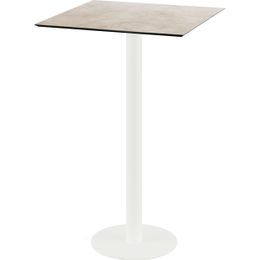 Klapptisch Essentials "Urban", beige (weiß, moonstone, weiß), B:70cm H:109,2cm T:70cm, Pulverbeschichteter Stahl, Tische, in verschiedenen Ausführungen