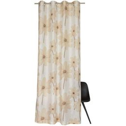 Vorhang Esprit "Powerplant" Gr. 1, beige, B:140cm H:180cm, Baumwolle, Polyester, Gardinen, Maßanfertigung