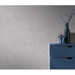Vliestapete Erismann "Vliestapete SAVANNA", grau (grau3), B:0,53m H:0,09m L:10,05m, Vlies, Tapeten, Phthalate frei