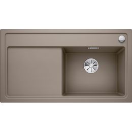 Küchenspüle Blanco "ZENAR 5 S", braun (tartufo), B:91,5 H:19 T:51, Verbundwerkstoff, Küchenspülen, Mit Ablauffernbedienung