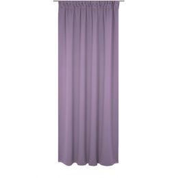 Vorhang WIRTH "Newbury", lila (flieder), B:130cm H:215cm, Baumwolle, Polyester, Gardinen, nach Ma&szlig;