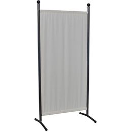 Stellwand "Klein", beige (natur), B:82cm H:178cm, Acryl, Stahl, Angerer FREIZEITMÖBEL, Stellwände, (B/H): ca. 82x178 cm