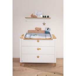 Wickelkommode Paidi ""Lotte & Fynn"", weiß, B:119cm T:56,6cm, Spanplatte, Wickelkommoden, mit Vollauszug der oberen Schublade
