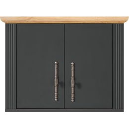 H&auml;ngeschrank KOCHSTATION "KS-Westminster", grau (grau dunkel), B:96cm H:73cm T:33cm, Schr&auml;nke, H&auml;ngeschrank, im romantischen Landhausstil, Breite 96 cm, exclusiv by Otto