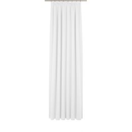 Vorhang WIRTH "Newbury", weiß, B:130cm H:385cm, Baumwolle, Polyester, Gardinen, nach Maß