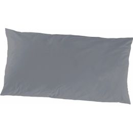 Kissenbezug Primera "Primera Mako-Feinjersey Kissenbezug im Doppelpack", grau (anthrazit), B:80cm L:40cm, Feinjersey, Obermaterial: 100% Baumwolle, Kissenbezüge, In vielen Uni-Tönen