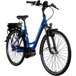 Zündapp E-Bike ZÜNDAPP "X200" Gr. 51, blau (blau, schwarz), Elektrofahrräder, 51cm, 28 Zoll (71,12cm), Pedelec, Elektrofahrrad für Damen u. Herren