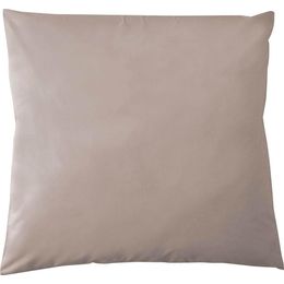 Kissenbezüge Cinderella "Weekend", grau (taupe), B:80cm L:80cm, Renforcé, Renforcé, Kissenbezüge, Kissenbezug in diversen Größen, STANDARD 100 by OEKO-TEX zertifiziert