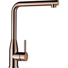 Küchenarmatur Schock "KETO FA", orange (copper), B:20,5cm H:32,5cm Ø:5cm, Edelstahl, Armaturen, Festauslauf, Flüsterperlator, Schwenkbereich 360