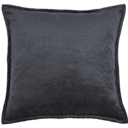 Kissenbezug done. "Fame", schwarz, B:45cm H:1cm L:45cm, Polyester, Polyester, Kissenbezüge, Hohe Lichtreflektion