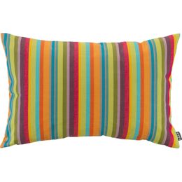 HOCK Dekokissen H.O.C.K. "Yucatan Outdoor Kissen", bunt (bunt, gestreift), B:60cm H:10cm L:40cm, Kunstfaser, Dekokissen_Sitzkissen_Kissenh&uuml;llen, mit bunten Streifen