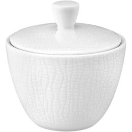 Zuckerdose Seltmann Weiden "Life Fashion", weiß (luxury weiß), B:9,8cm H:10,2cm, Lebensmittelaufbewahrungsbehälter, Fassungsvermögen 0,26 Liter