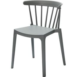 Gartenstuhl Best "Windson", grün (jadegrün), B:54cm H:75cm T:53cm, Polypropylen, Stühle, Stapelstuhl