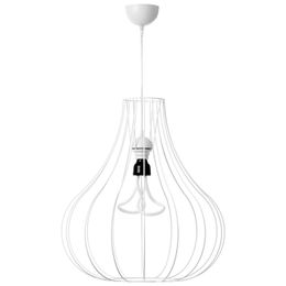Kayoom Hängeleuchte "Hängelampe Leonie 110", weiß, 1, H: 50cm, 1 Stk., Leuchten, minimalistisch, modern, harmonisch