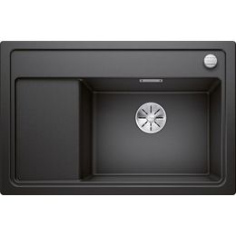 Küchenspüle Blanco "ZENAR XL 6 S Compact", grau (anthrazit), B:78cm H:19cm T:51cm, Verbundwerkstoff, Küchenspülen, Mit Ablauffernbedienung