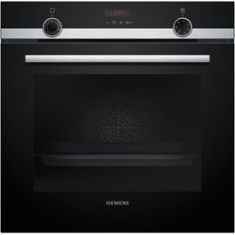 Siemens Pyrolyse Backofen "HQ574AER3", Energieeffizienz: A+ (A+++-D), grau (edelstahl), B:59,4cm H:59,5cm T:54,8cm, Backöfen