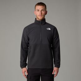 Fleecepullover The North Face "M GLACIER HEAVYWEIGHT 1/2 ZIP", Herren, Gr. M, asphalt grau, asphalt grau, tnf schwarz, Fleece, Obermaterial: 100% Polyester, Sportlich, hoch geschlossener Ausschnitt, Raglanärmel elastischer Bund, Sweatshirts
