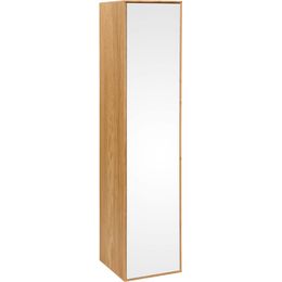 Hängeschrank BASIC BY BALCULINA "Yukon, Badezimmerschrank BxTxH 35x150x35", eiche, asteiche, B:35 T:35, Massivholz, Schränke, Breite 35 cm, Softlclose, Spiegeltür