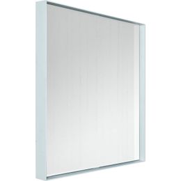 Wandspiegel SPINDER DESIGN "Donna", weiß, B:60cm H:60cm T:5cm, Metall, Spiegelglas, Spiegel, Metall, 60 x 60 cm
