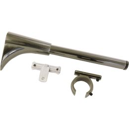Träger Gardinia "Universal Wandträger für Gardinenstangen", grau (titansilberfarben), Gardinenstangenhalterungen, Serie Einzelprogramm Chicago Ø 20 mm