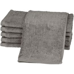 Gästehandtuch Ross "Premium", grau (schiefer), B:30cm L:50cm, Frottier, Obermaterial: 100% Baumwolle, Handtücher, 100% Baumwolle