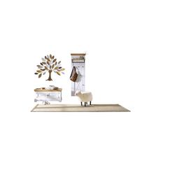 Wanddekoobjekt HEINE HOME, braun (braun, terra), B:120 H:106 T:4, Wanddekoobjekte